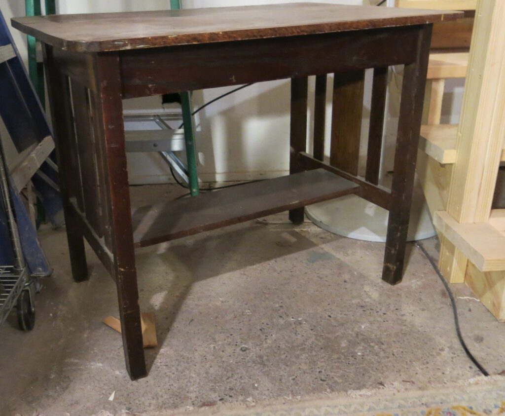 Antique Arts and Crafts Library Table - Taos Estate Sales, Taos Black Dog